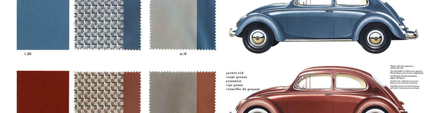 VW Colors (Colours), Volkswagen Paint Chips, Color codes